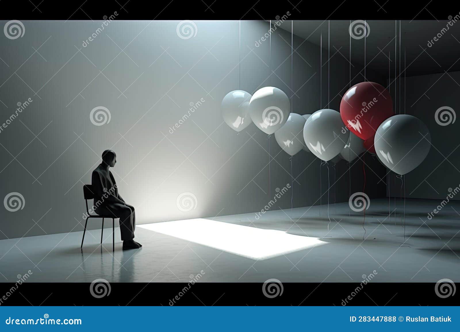 Loneliness. Empty Mind and Thoughts, Social Problem Abandonment ...