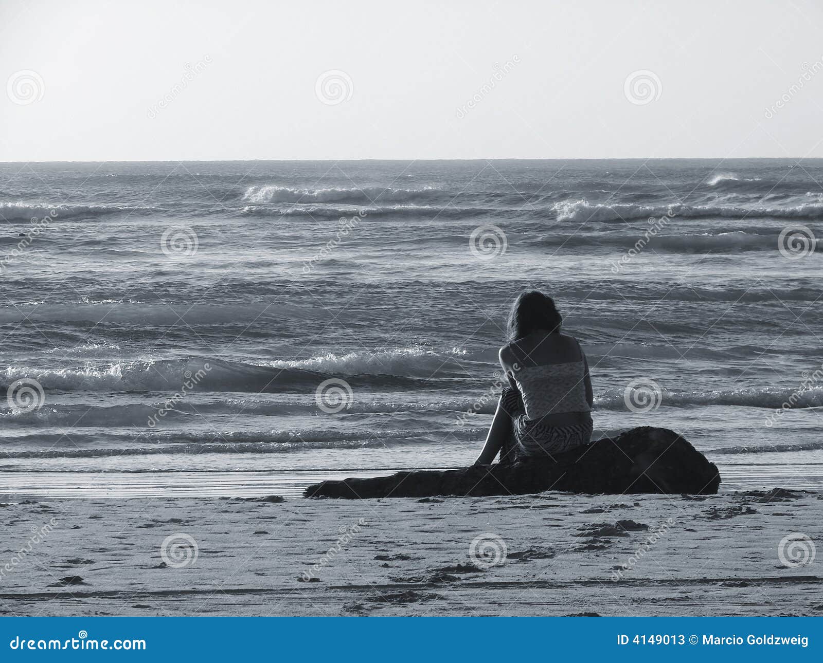 Lonely stock image. Image of person, peace, lonely, beach - 4149013
