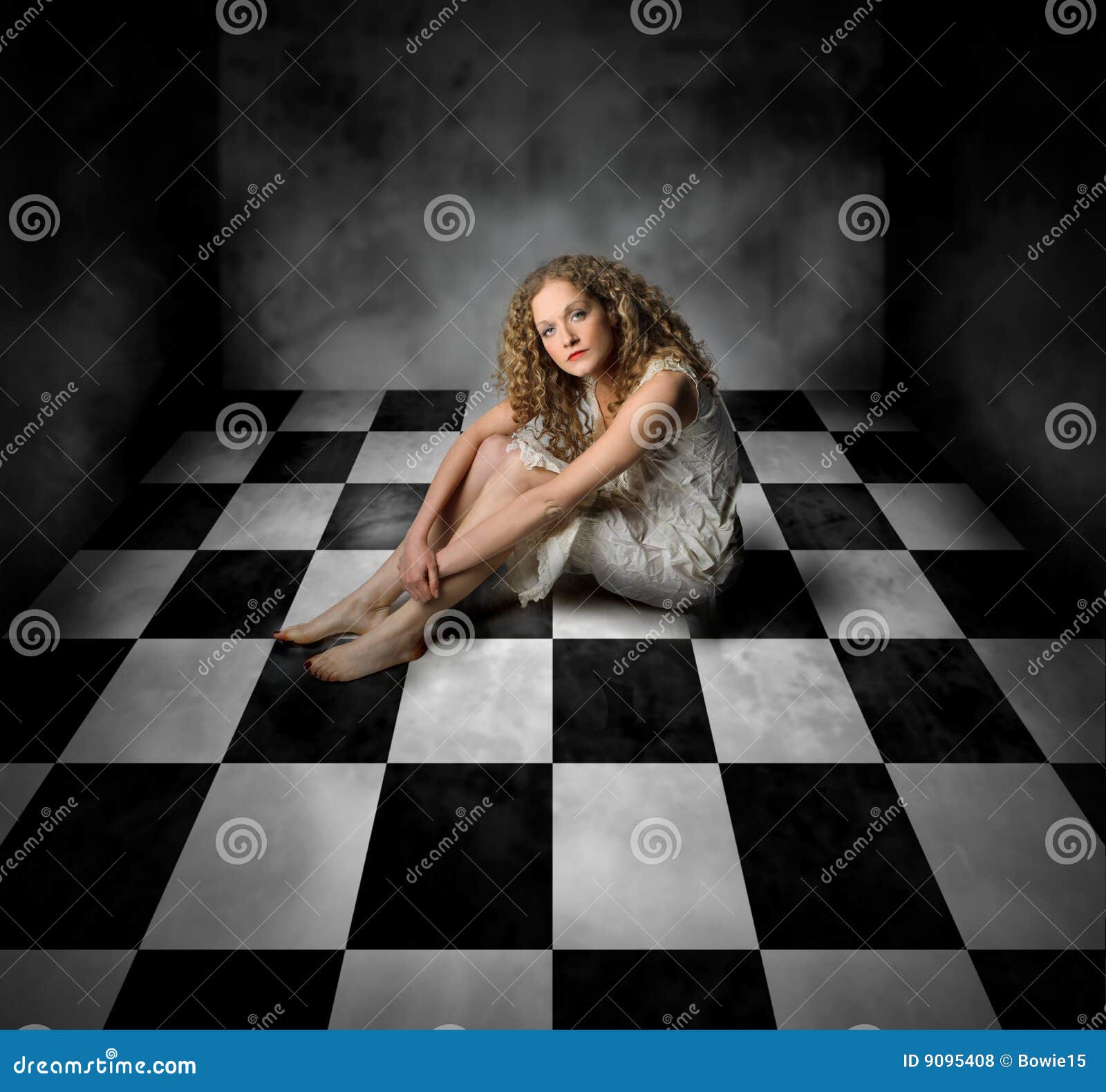 Lonely stock photo. Image of person, beauty, portrait - 9095408