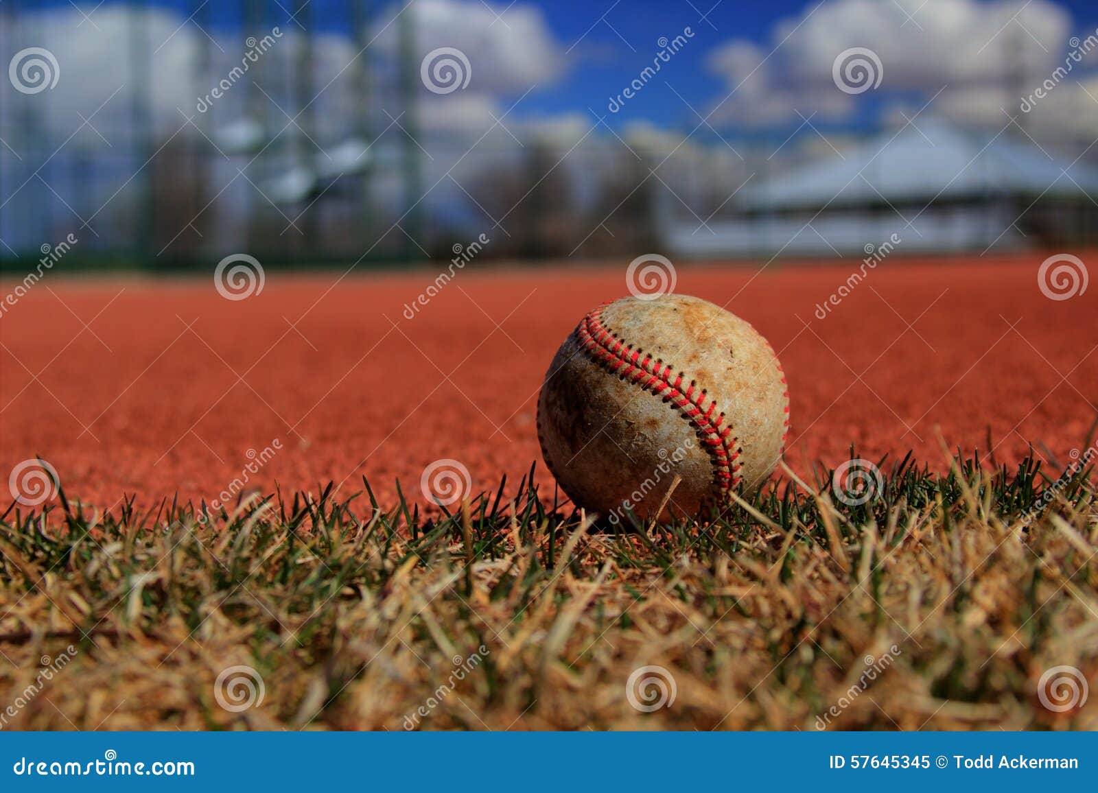 Lonely Baseball stock image. Image of field, lonely, family - 57645345