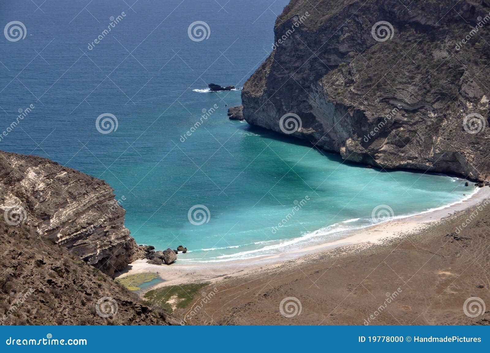 Lonely bay stock photo. Image of salalah, landmark, coastline - 19778000