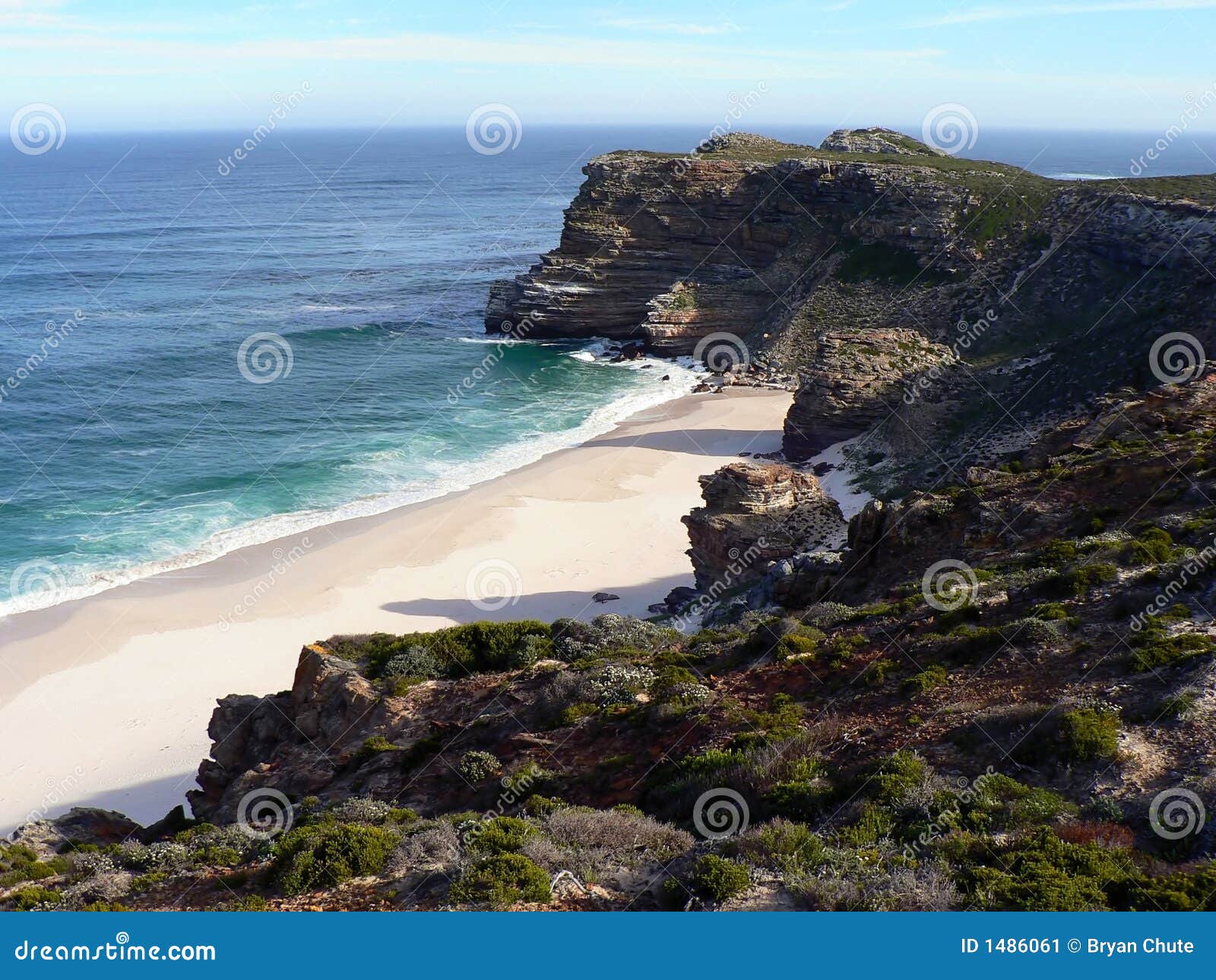 Lonely Beach stock image. Image of beach, maclear, desolate - 1486061