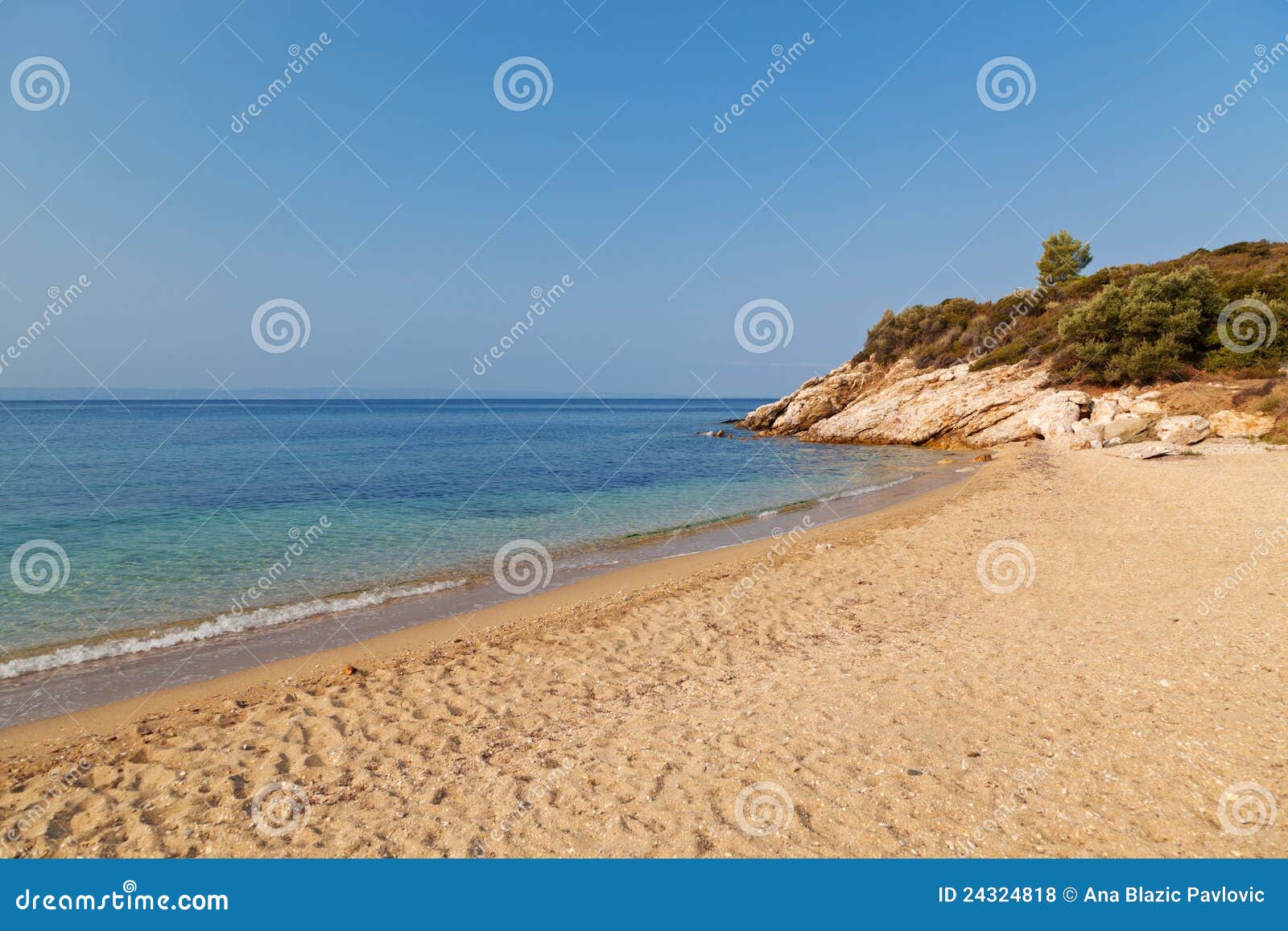 Lonely Beach stock photo. Image of vacations, weather - 24324818