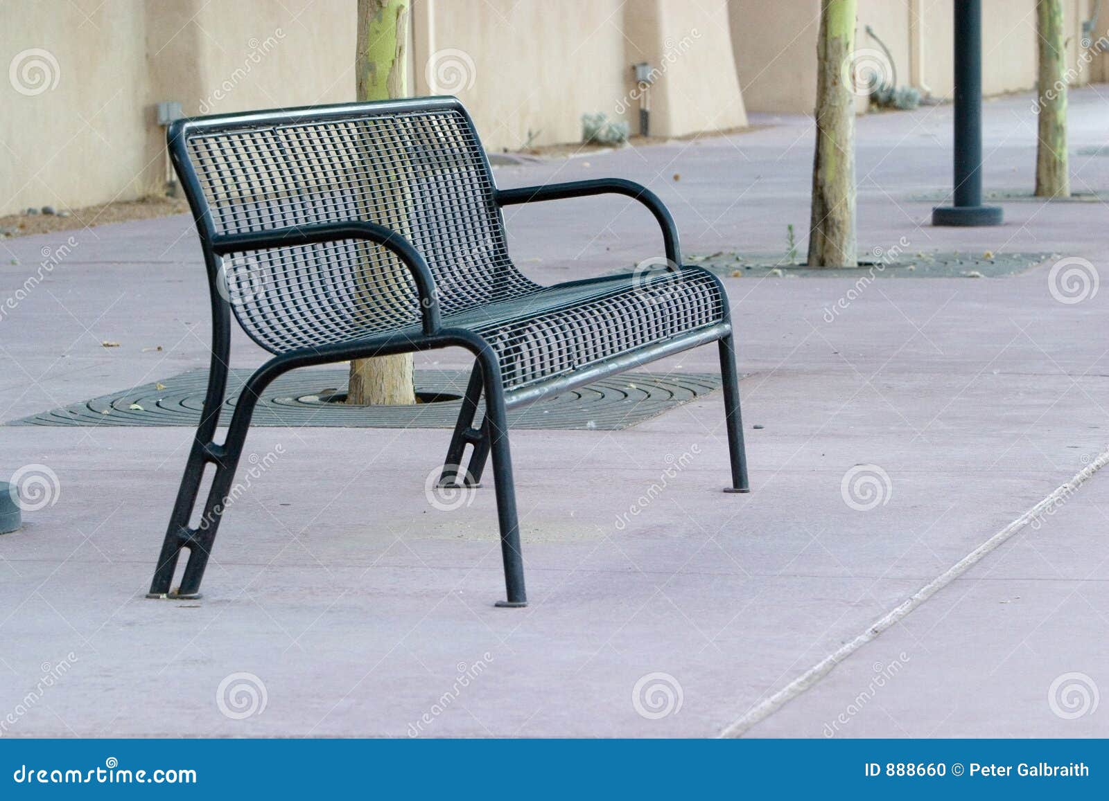 Lonely bench stock photo. Image of lonesome, myst, hazy - 888660