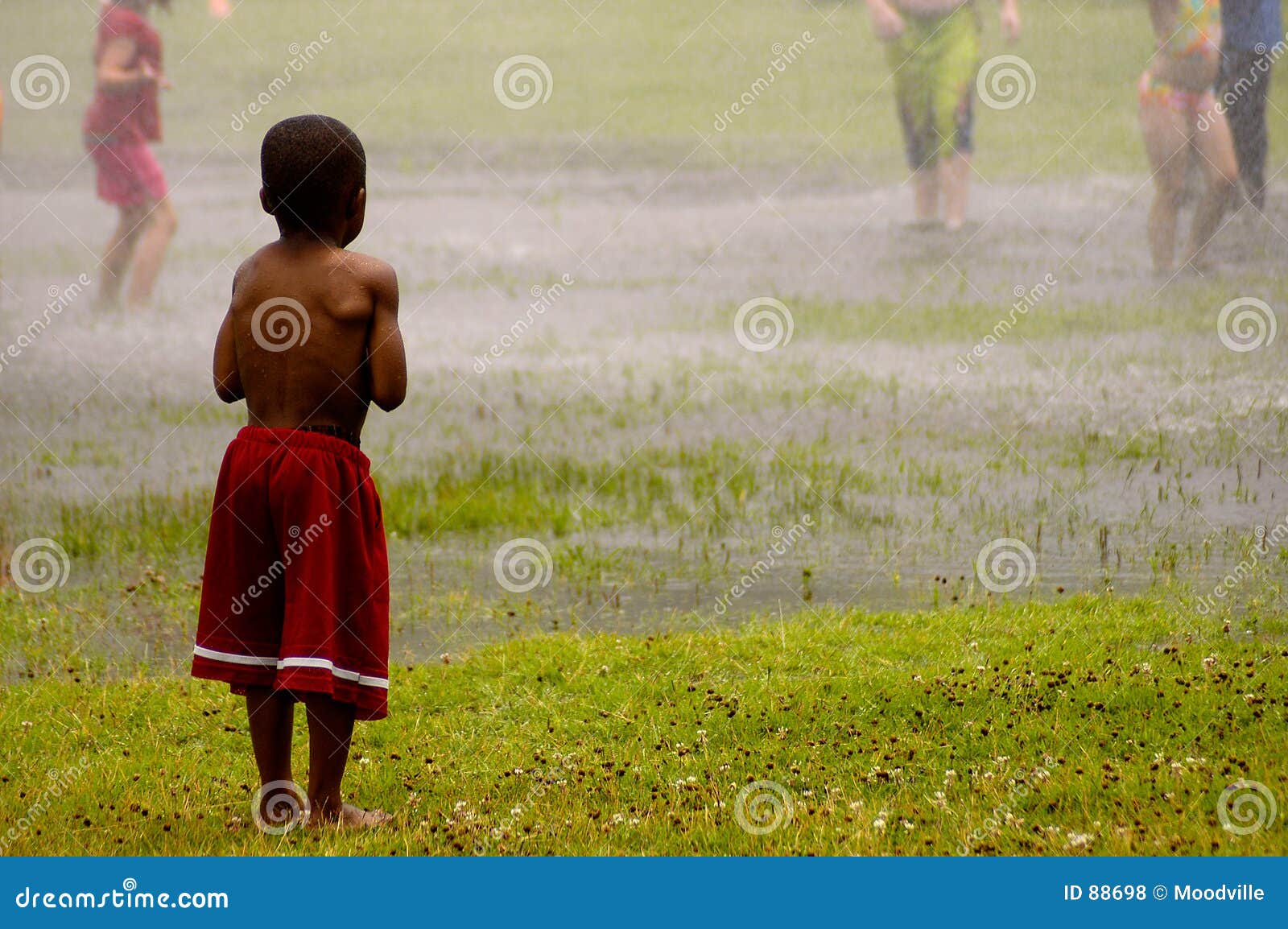 Lonely Boy stock photo. Image of puddles, summer, lonely - 88698