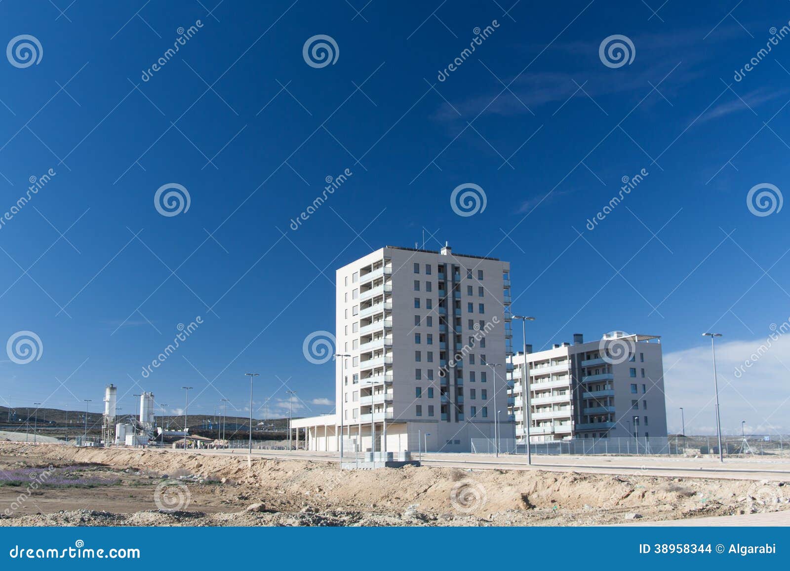 Lonely Building during Spanish Property Bubble Stock Photo - Image of ...