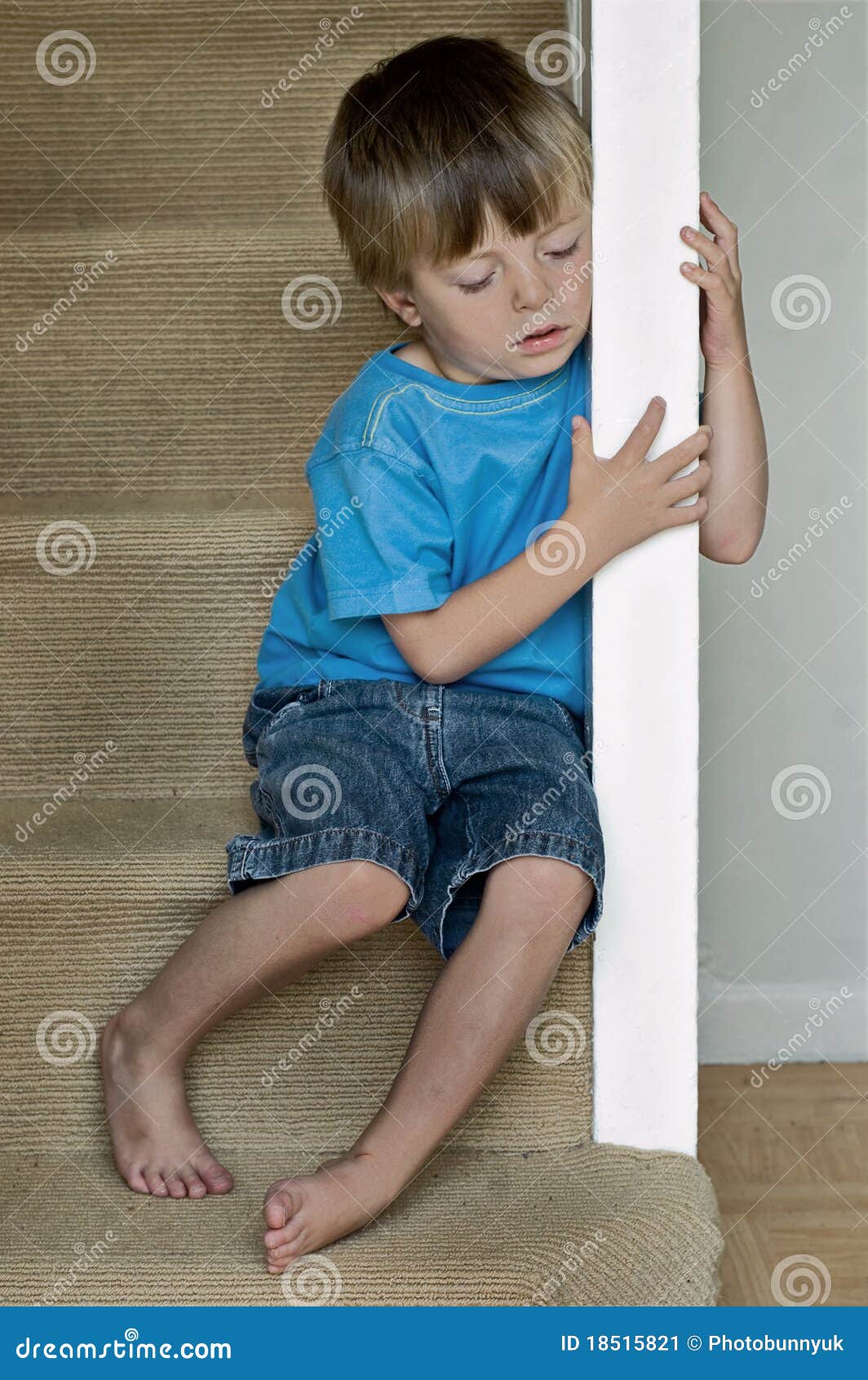 Lonely child stock image. Image of unhappy, child, hair - 18515821