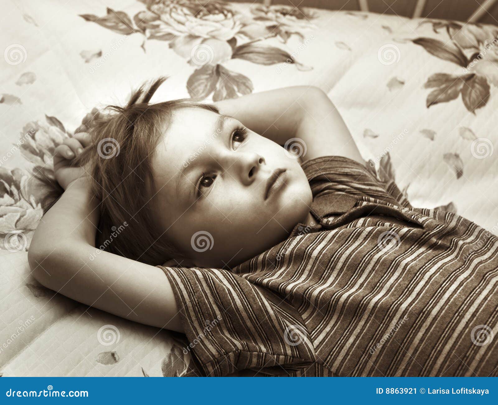 Lonely child stock image. Image of staring, innocence - 8863921