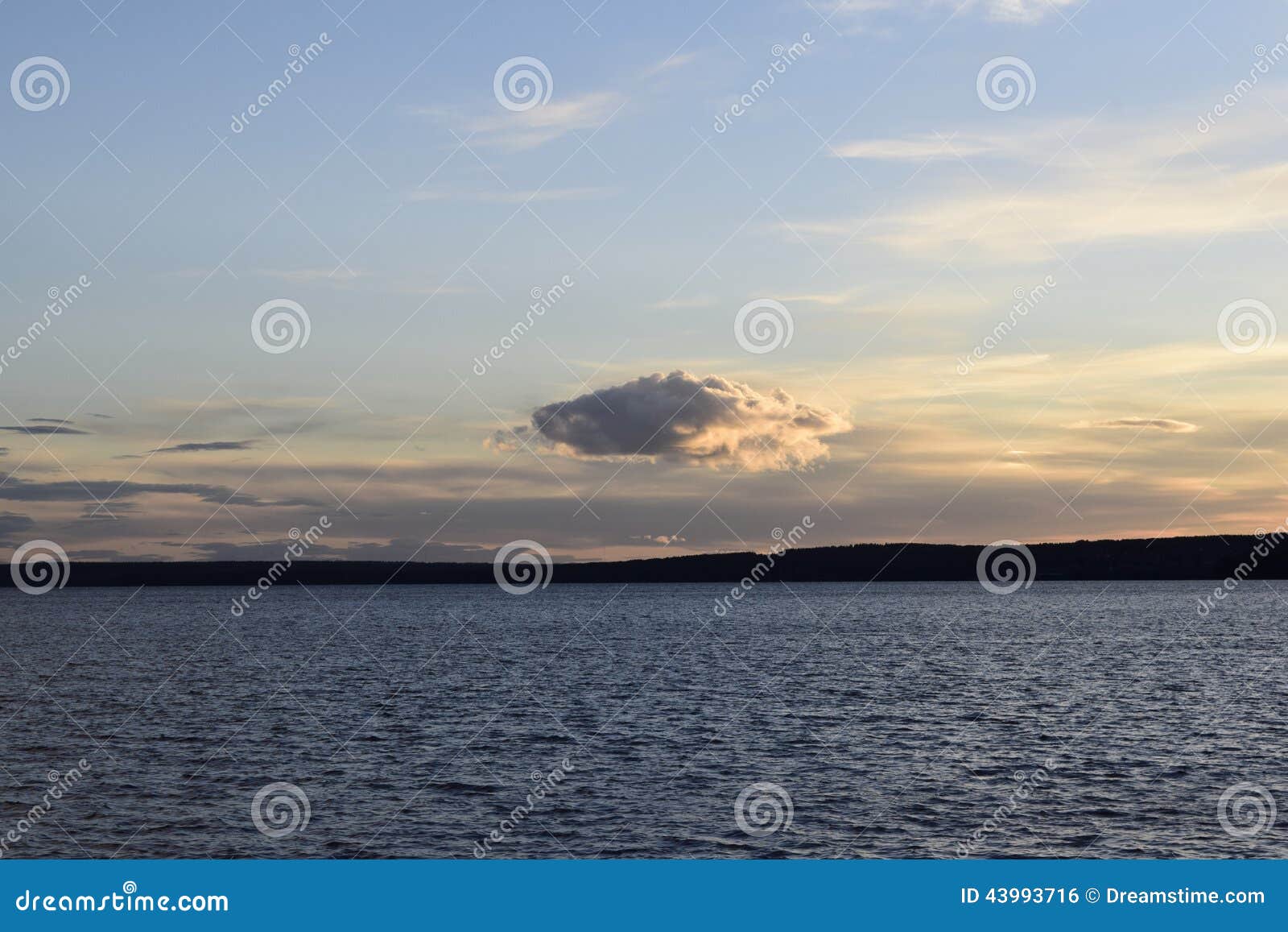 The Lonely Cloud stock photo. Image of summer, lonely - 43993716