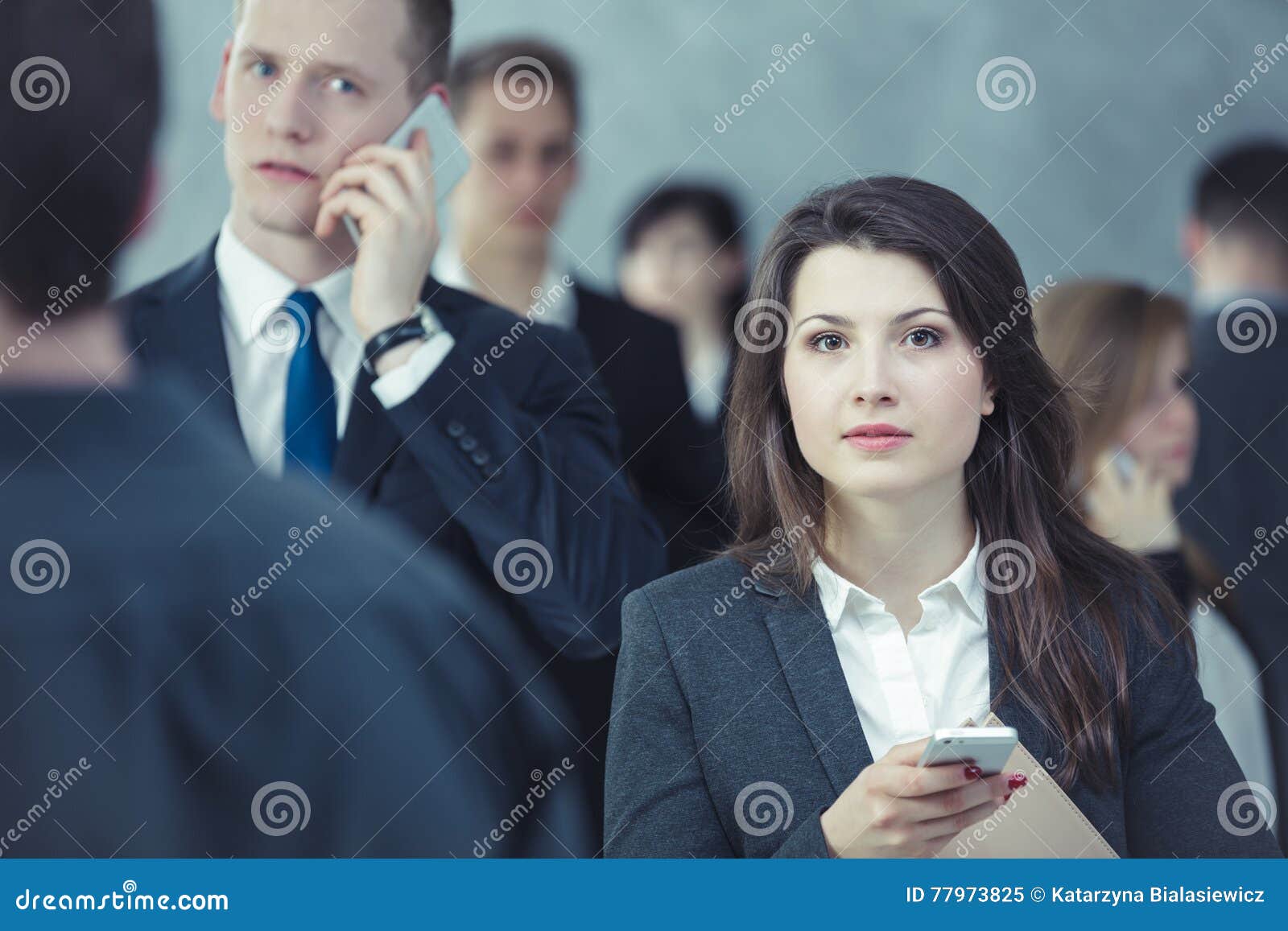 Lonely in the Crowd of People Stock Image - Image of young, coffee ...