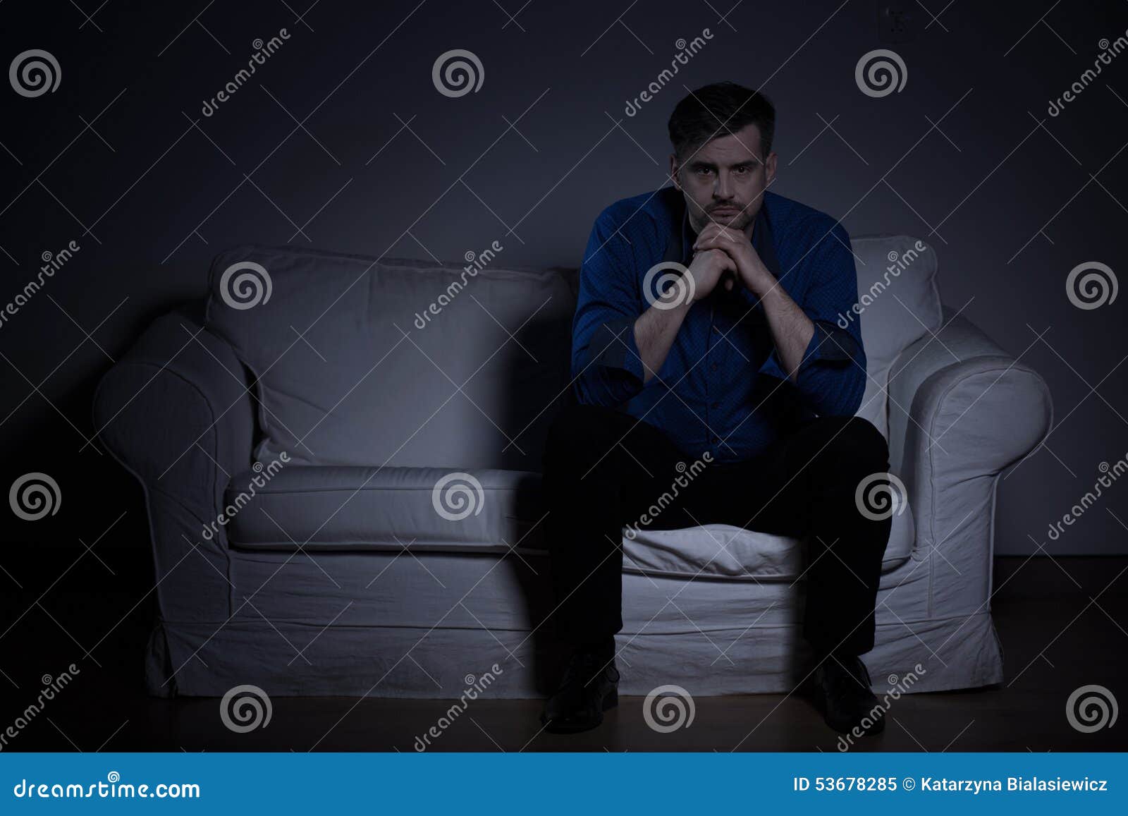 Lonely despair man stock image. Image of sadness, mustache - 53678285