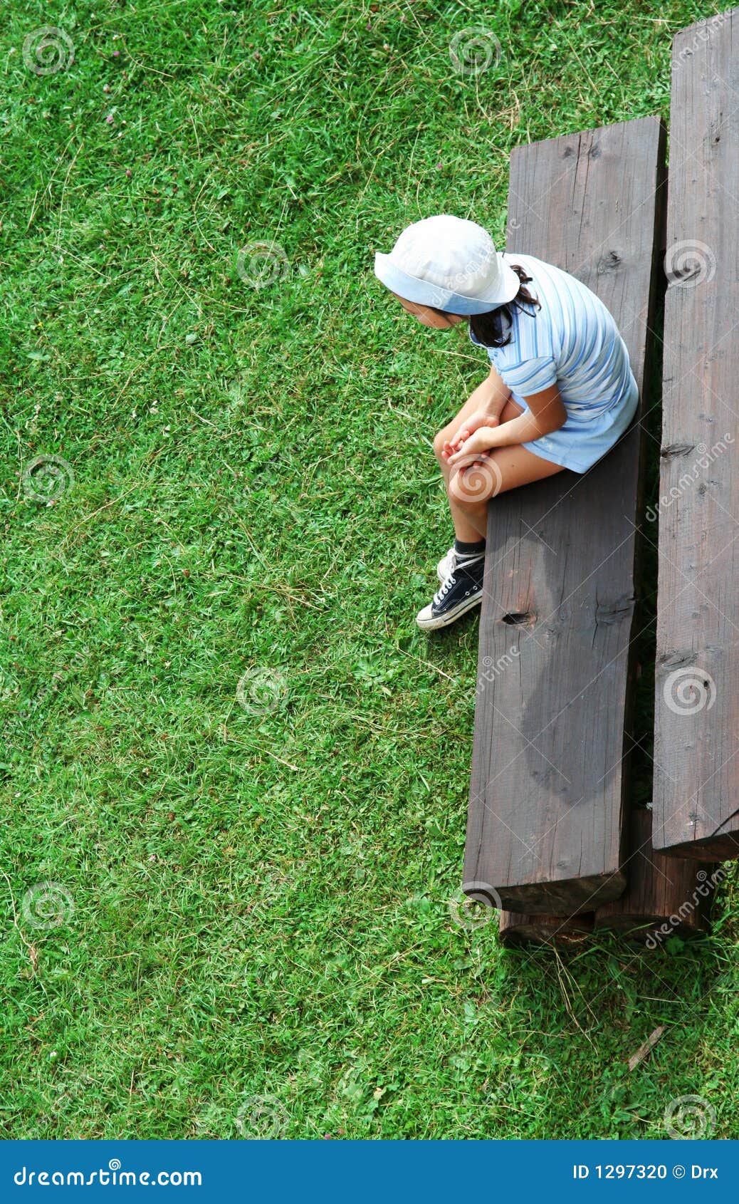 Lonely girl child stock photo. Image of lone, lonely, child - 1297320
