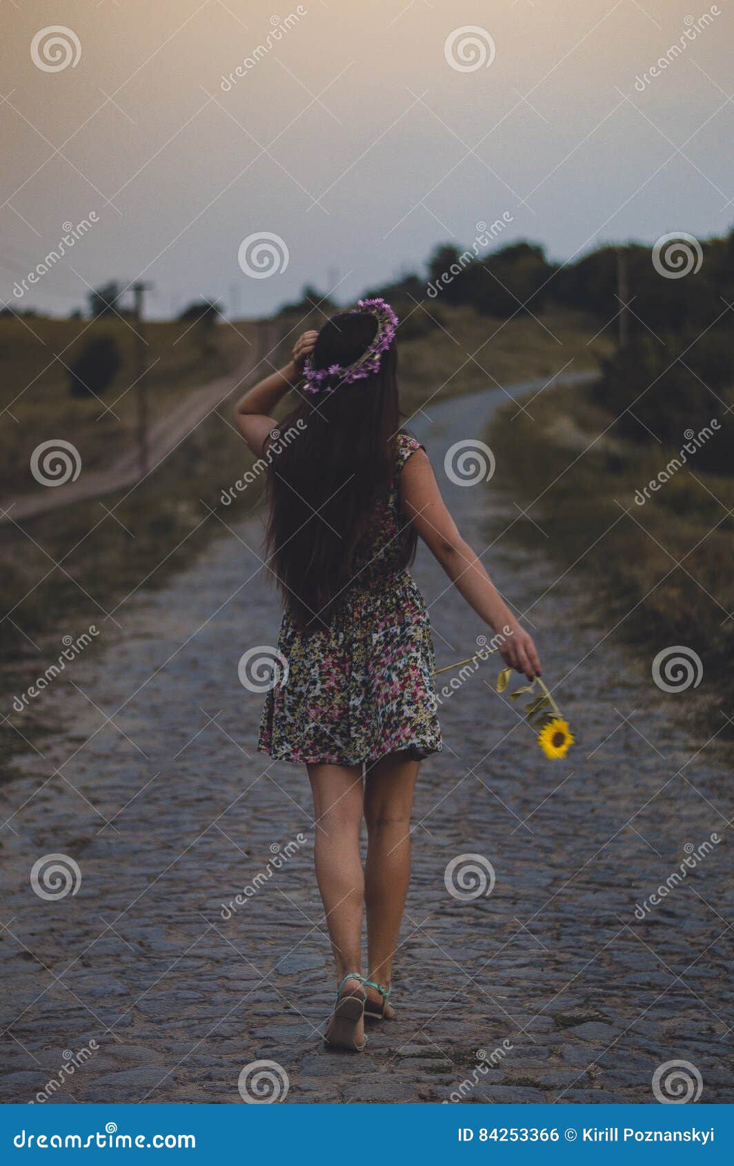 Lonely girl going home stock photo. Image of lifestyles - 84253366