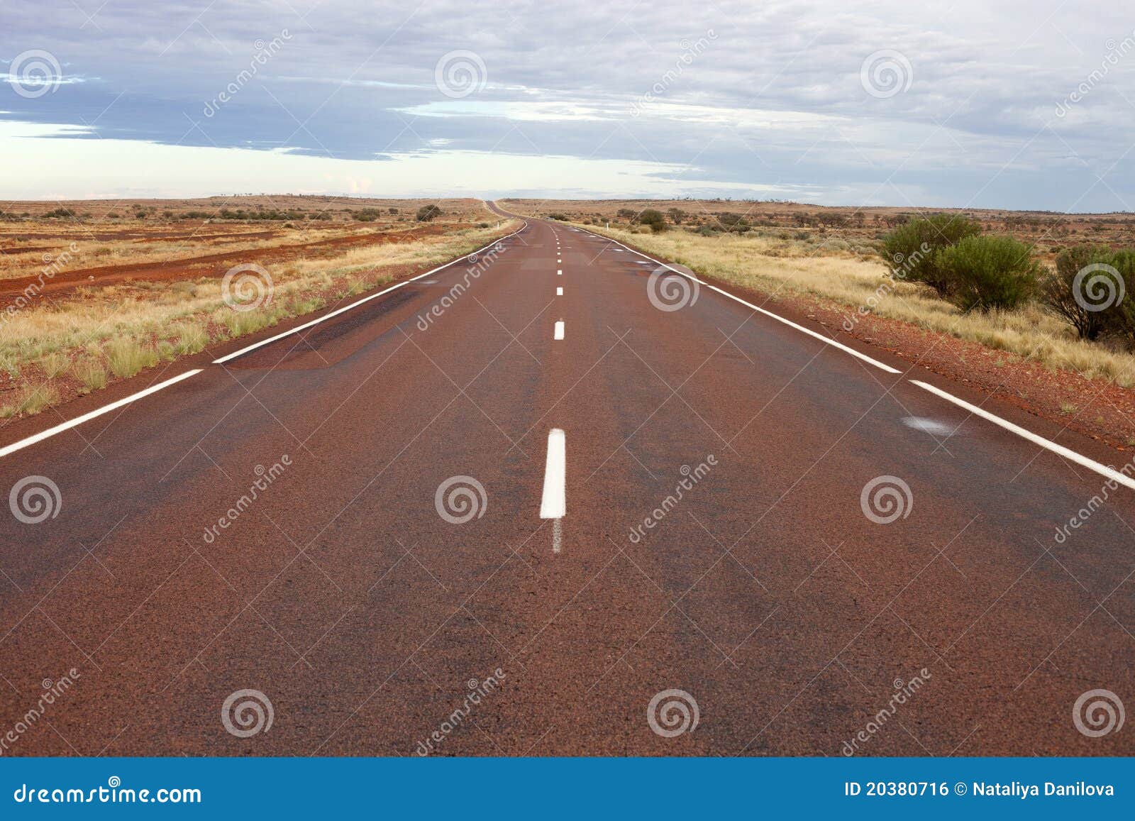 Lonely highway in desert stock photo. Image of drive - 20380716