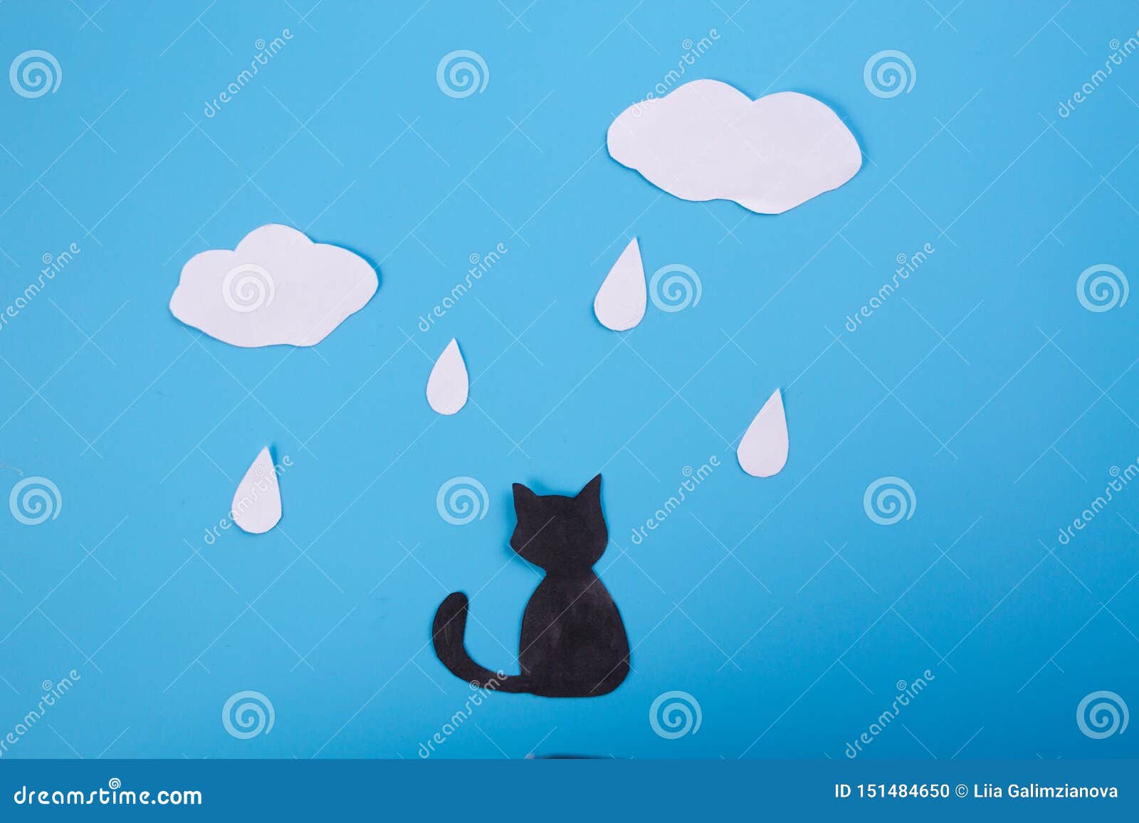 Lonely, Sad, Homeless Cute Tabby Gray Cat Kitten Pussycat Stock ...