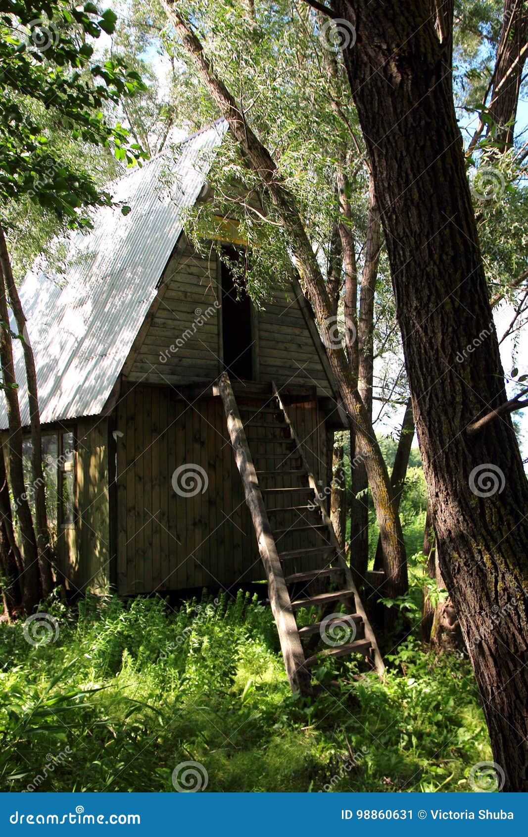 A lonely house stock image. Image of backwoods, house - 98860631