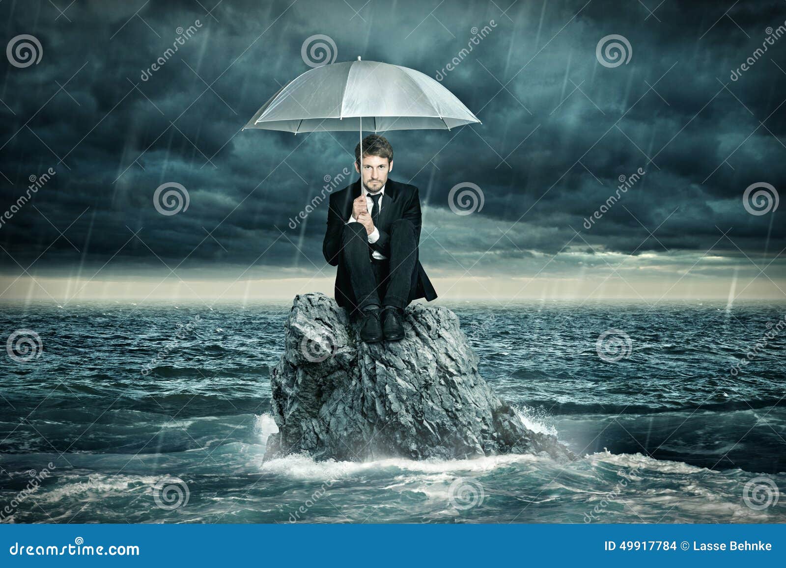 Lonely Island stock photo. Image of trouble, alone, tide - 49917784