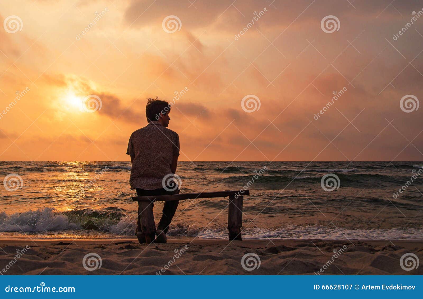 Lonely Guy Sunset