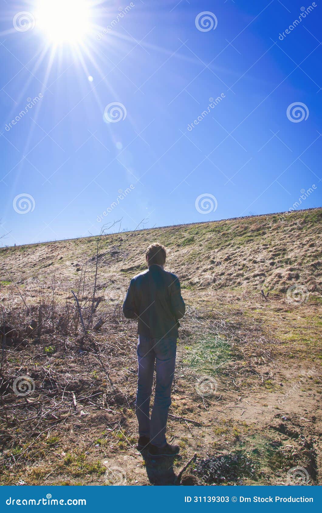 Lonely Person Standing