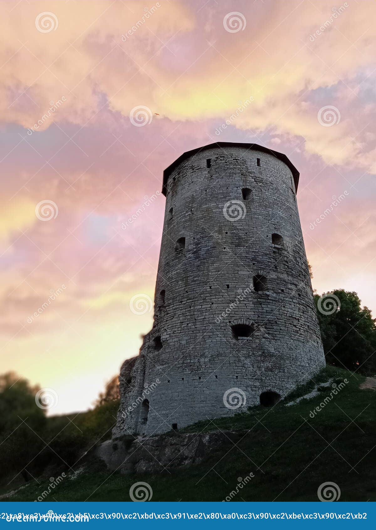 Lonely old Tower stock image. Image of lonely, waiting - 238445201