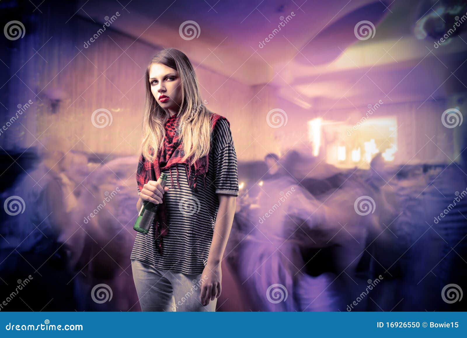 Lonely at the party stock photo. Image of attractive - 16926550