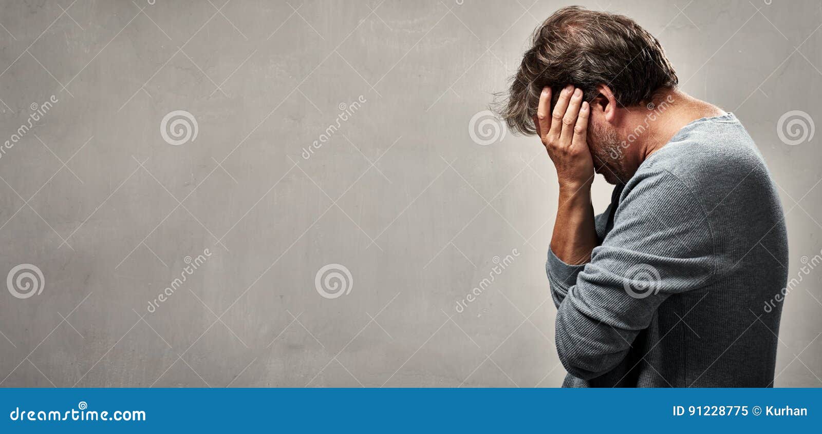 Lonely rejected man stock image. Image of dreary, ache - 91228775