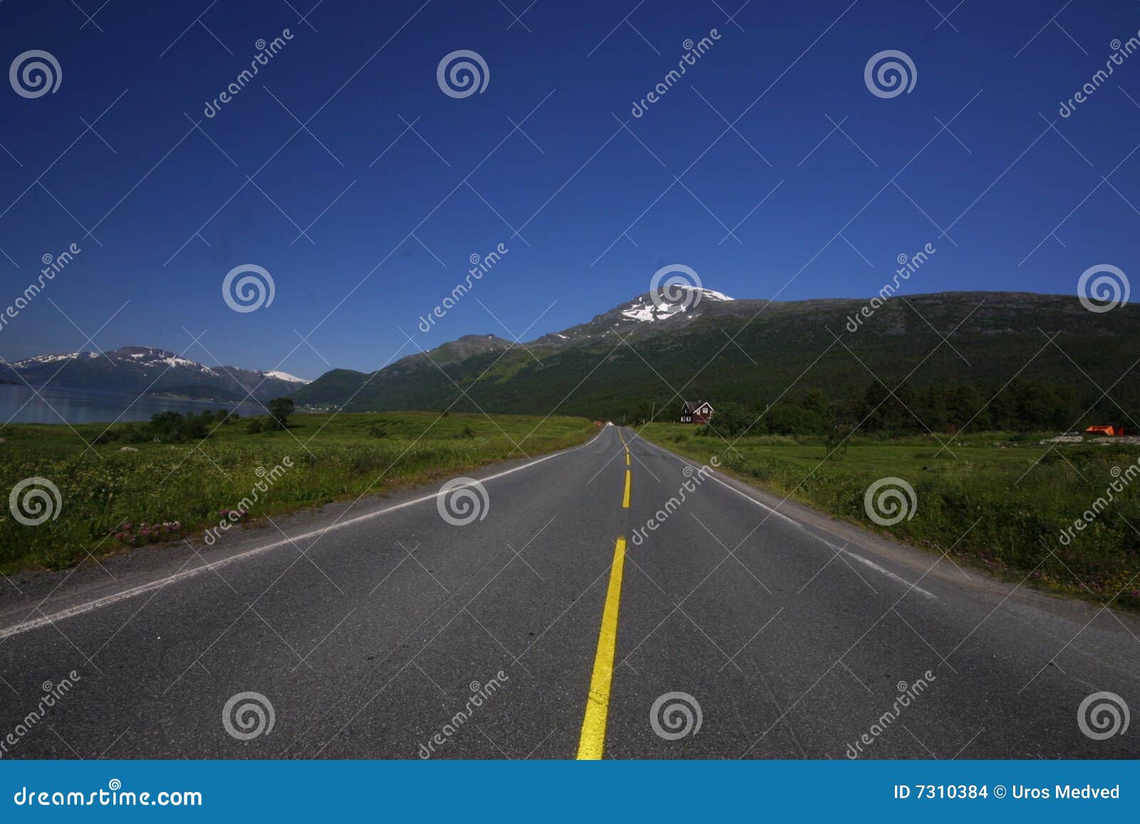 Lonely road stock photo. Image of islands, journey, land - 7310384