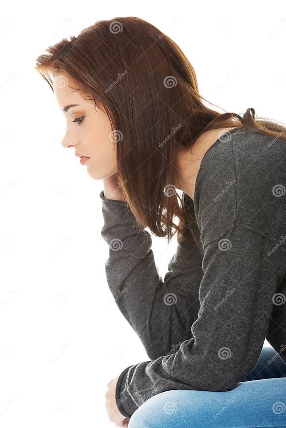 Lonely Sad Woman Stock Image Image Of Alone Sadness 45439631