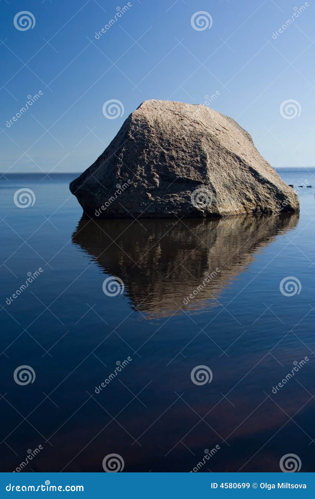 Lonely stone stock image. Image of alone, freedom, natural - 4580699