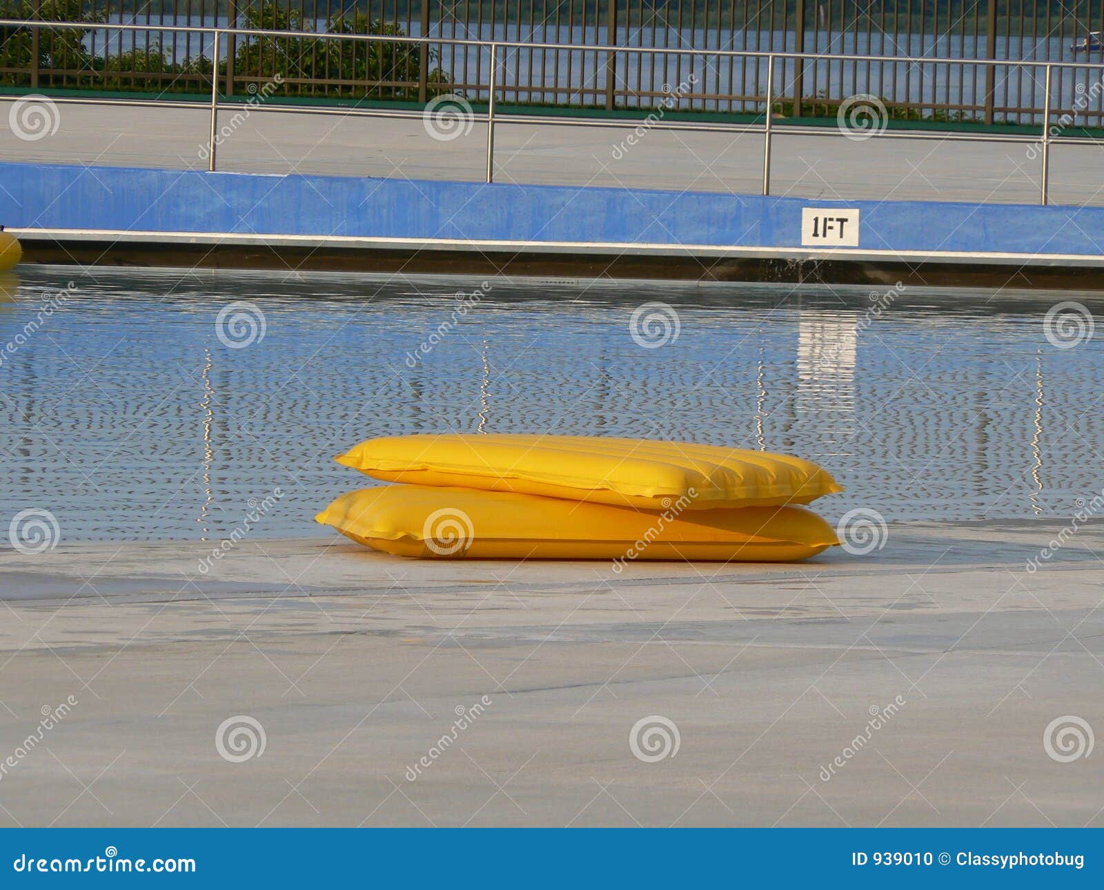 Lonely Swim Rafts stock photo. Image of michigan, floats - 939010