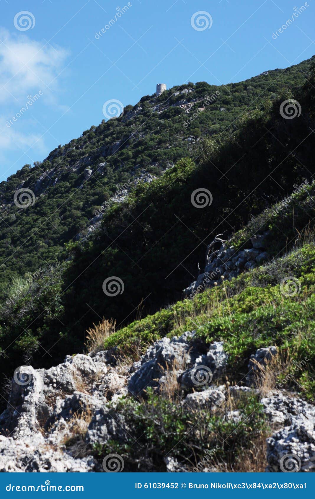 Lonely tower stock photo. Image of mountain, watchtower - 61039452