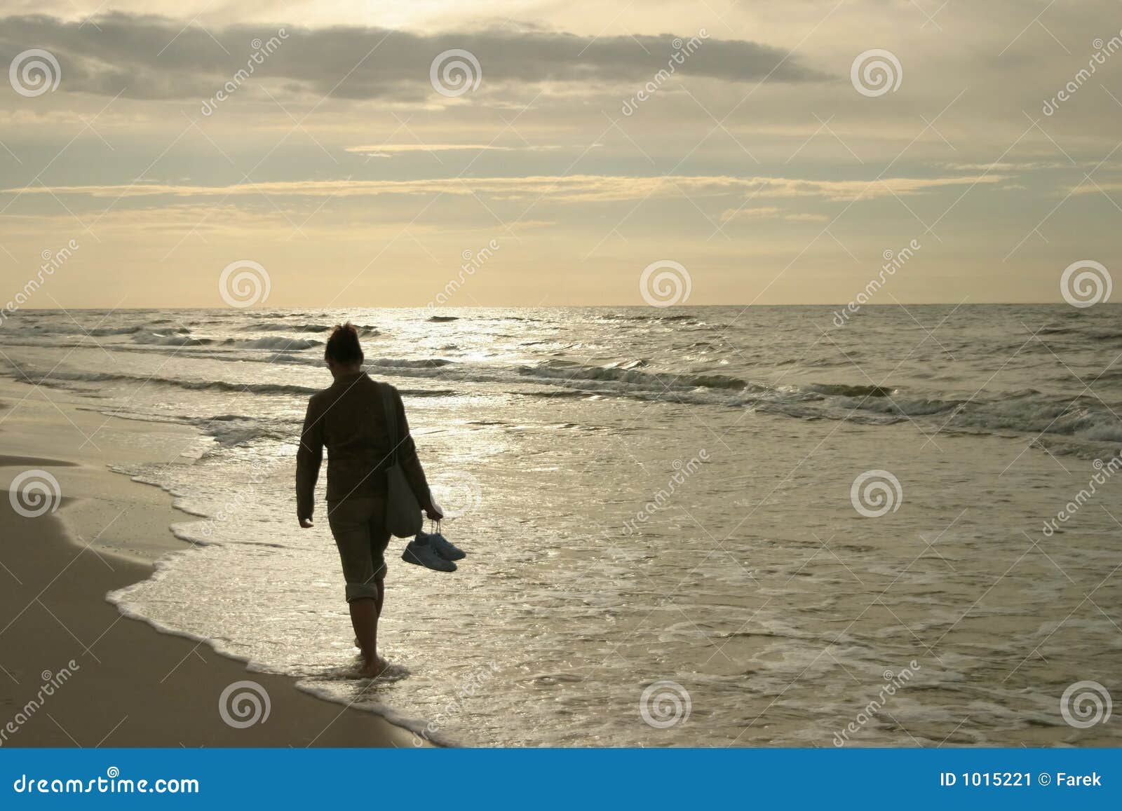 Lonely walk stock image. Image of background, atlantic - 1015221