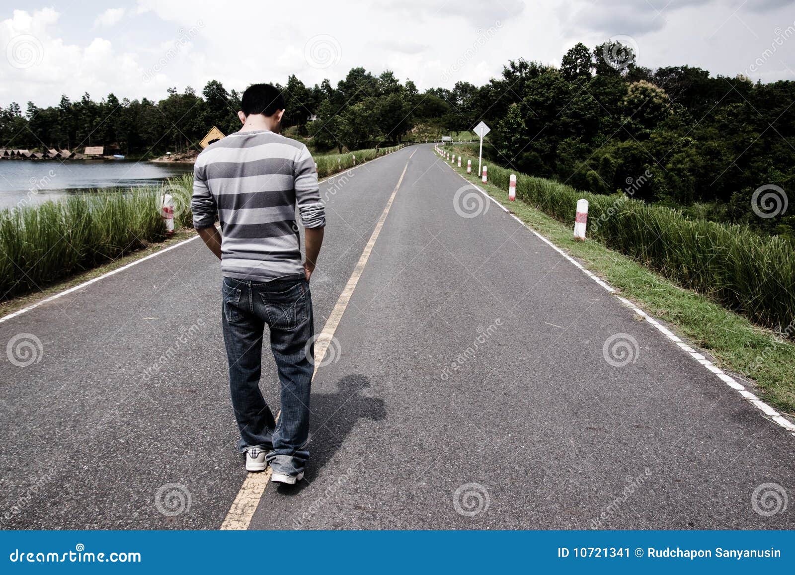 Lonely walk stock image. Image of loneliness, path, lonely - 10721341