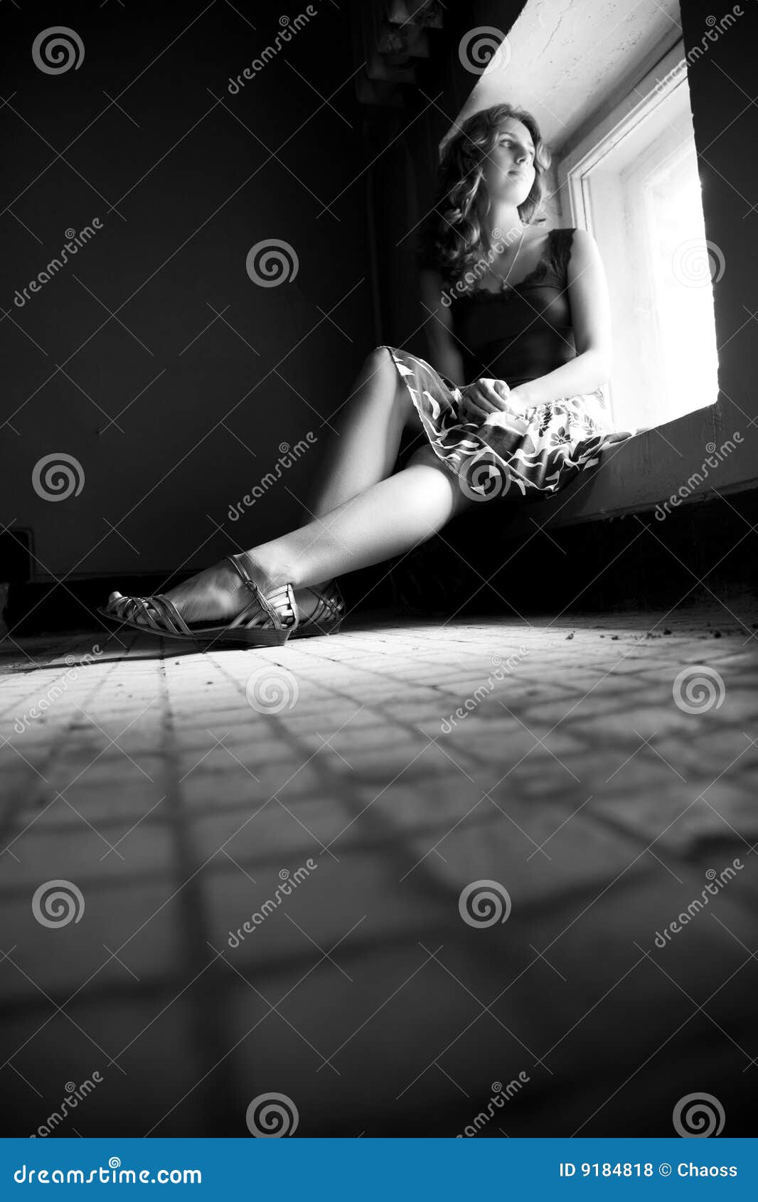 Lonely woman stock photo. Image of serious, loneliness - 9184818