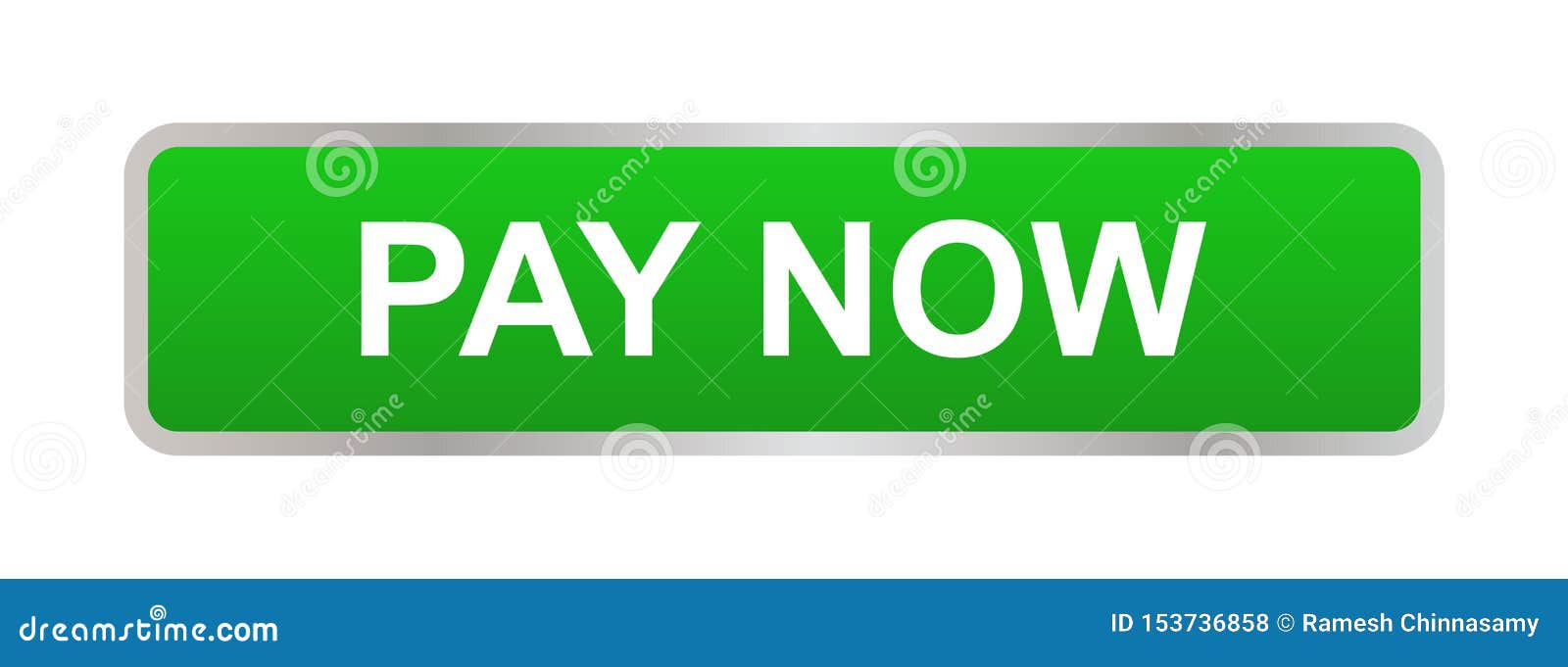 Pay now button stock vector. Illustration of concept - 153736858