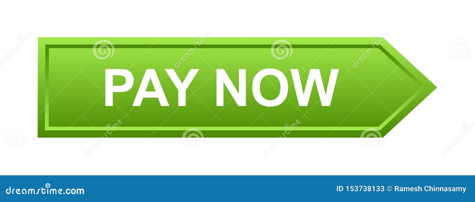 Pay now button stock vector. Illustration of discount - 153738133