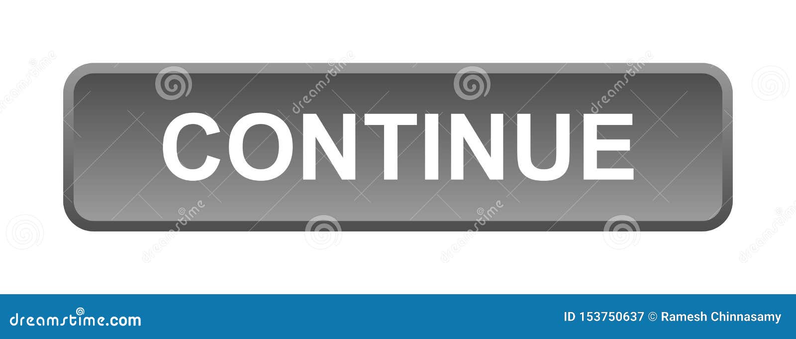 Continue button stock vector. Illustration of buttons - 153750637