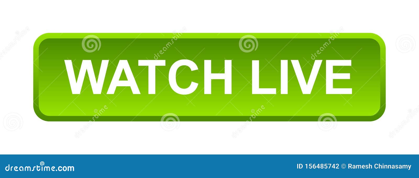 Watch live button stock vector. Illustration of cloud - 156485742