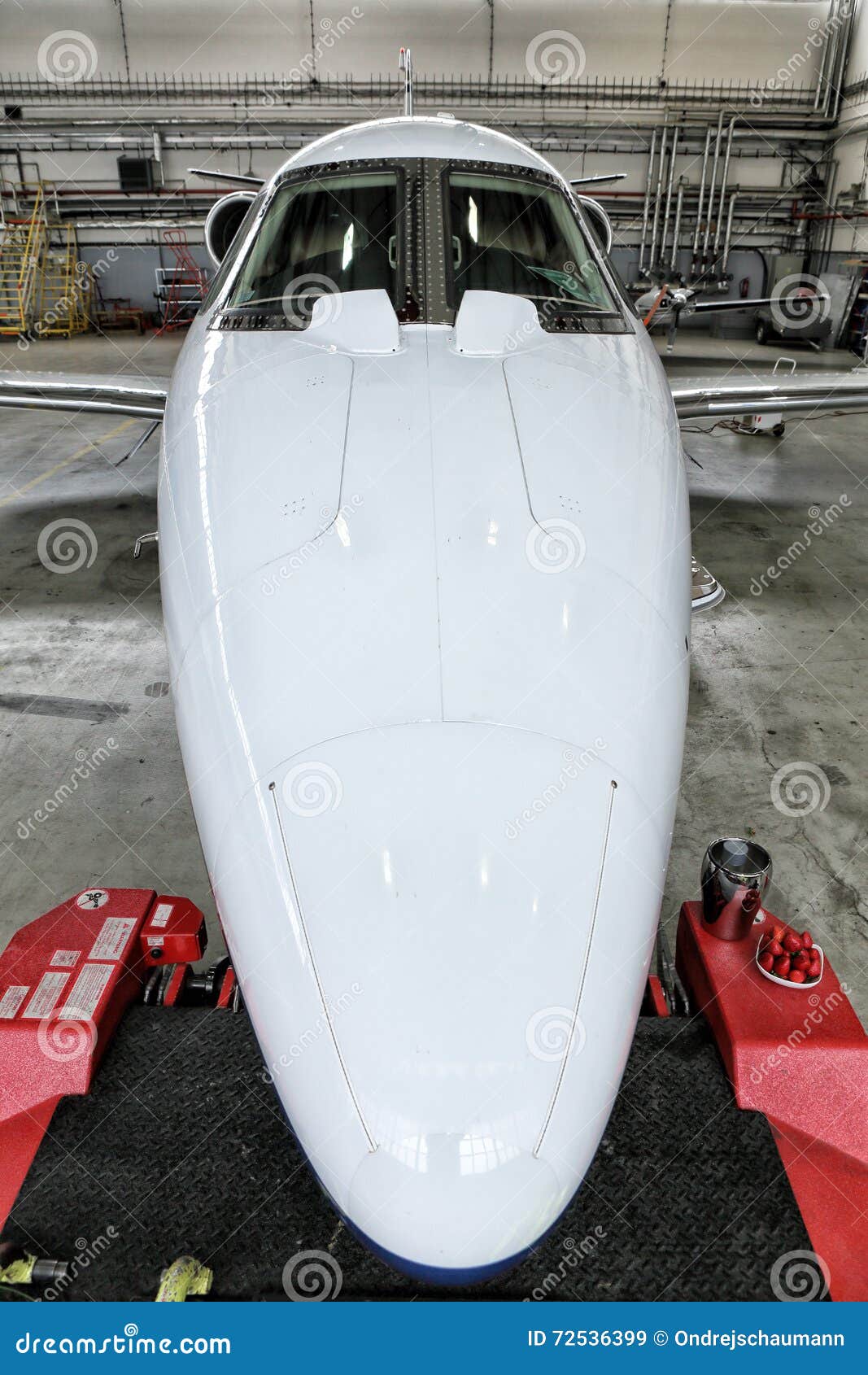 Long aircraft nose stock image. Image of cockpit, hangar - 72536399