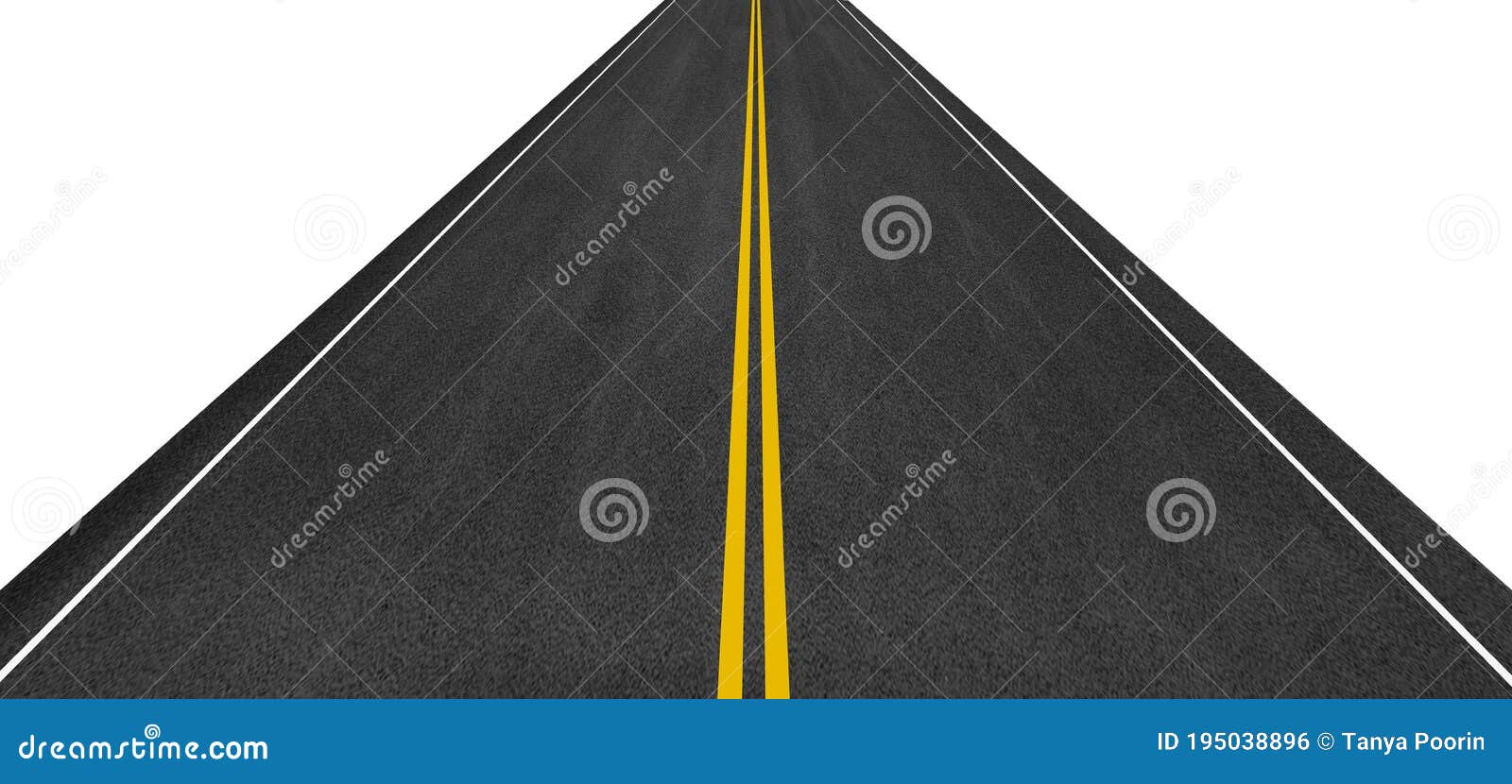 Long Asphalt Road. Empty Highway Texture Background Stock Illustration ...