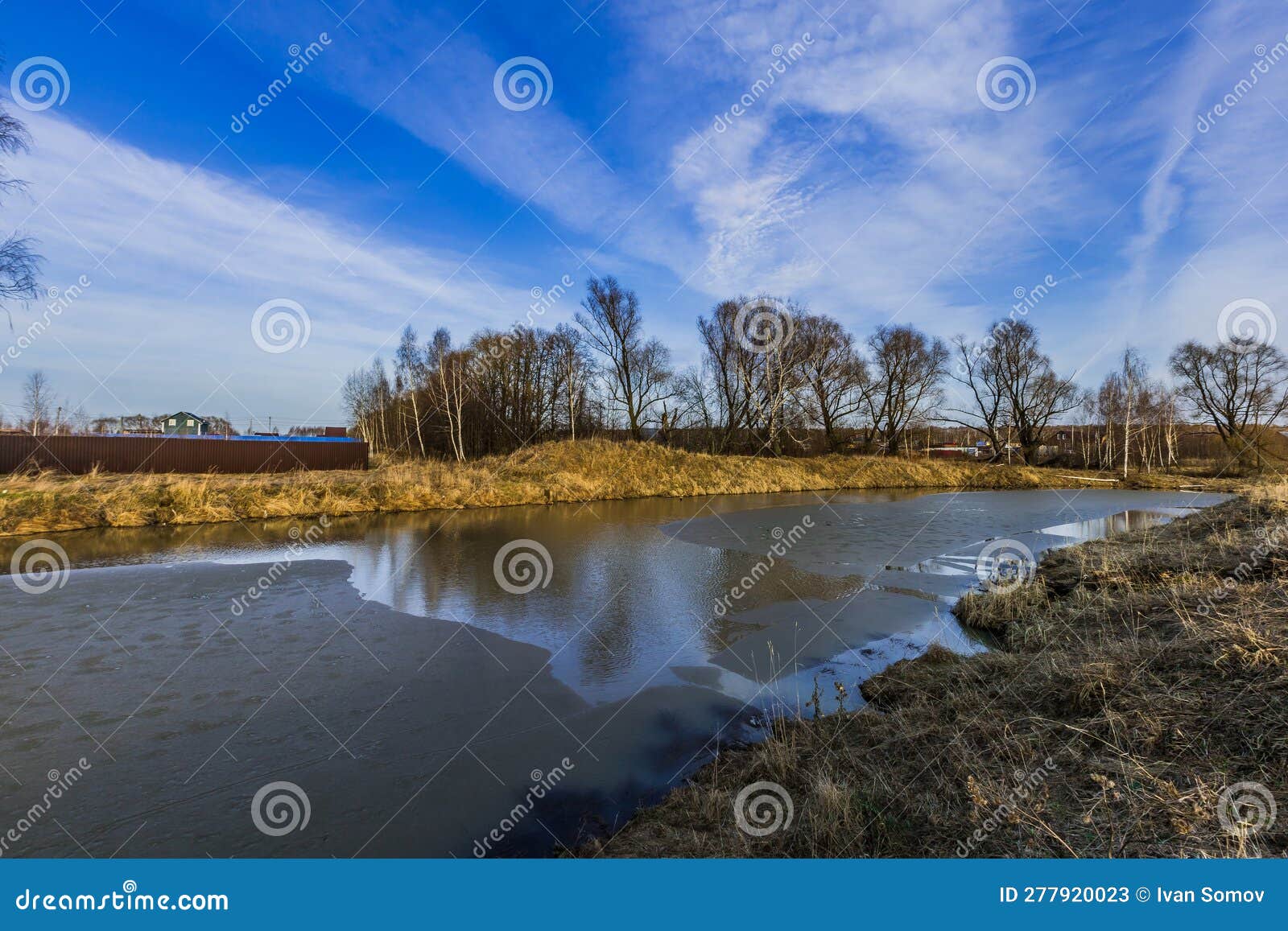 The Long-awaited Spring in the Countryside Stock Image - Image of ...