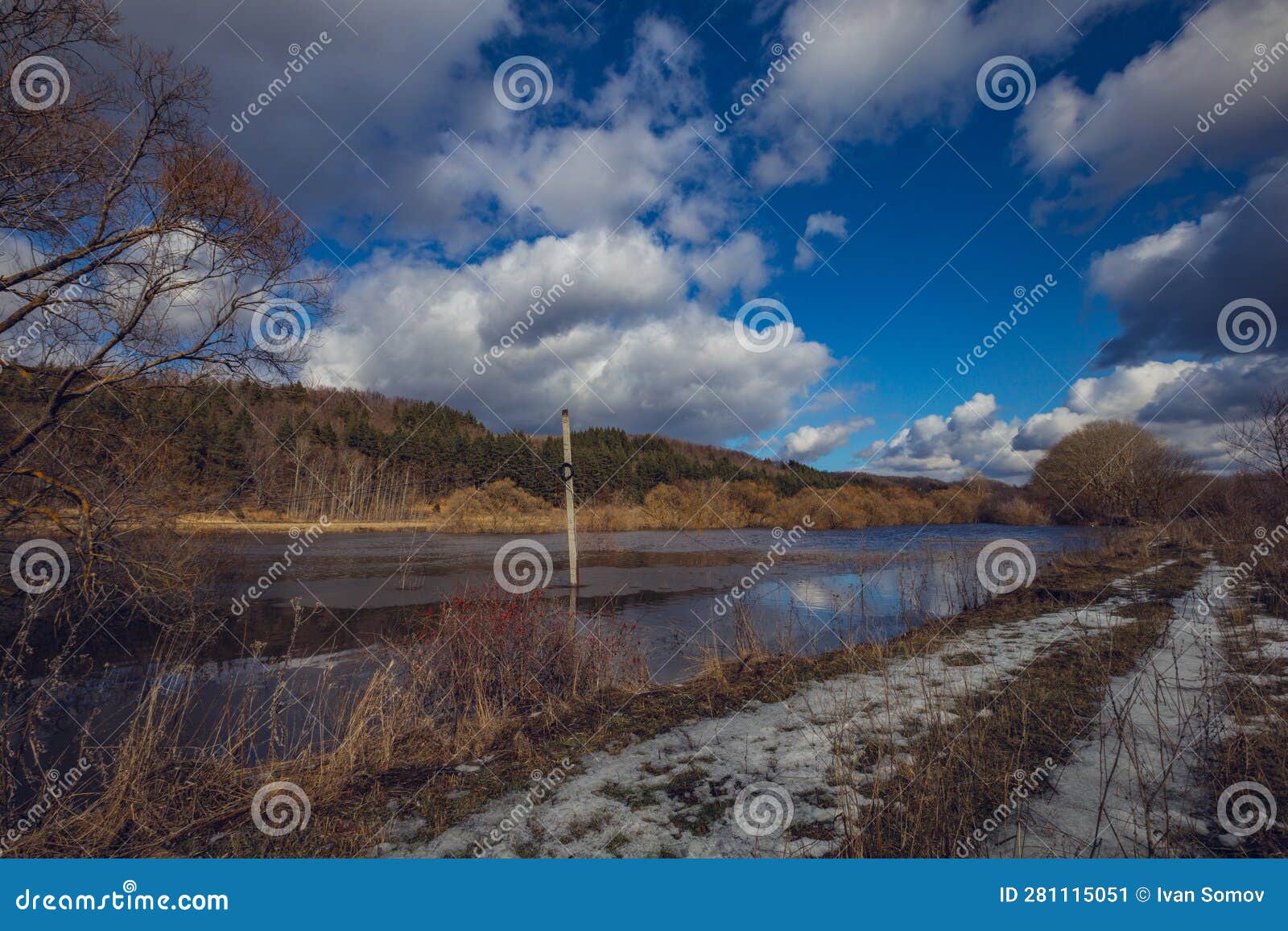 The Long-awaited Spring in the Countryside Stock Image - Image of ...