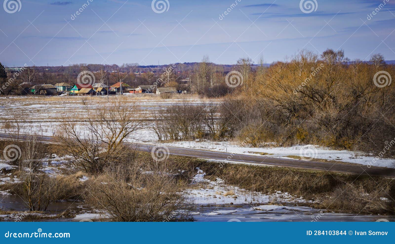 The Long-awaited Spring in the Countryside Stock Photo - Image of ...