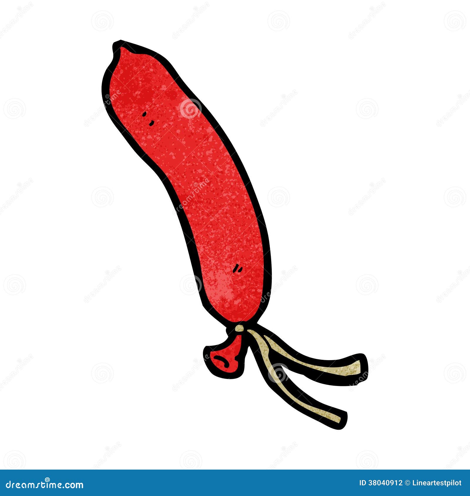 Long balloon cartoon stock vector. Illustration of hand - 38040912