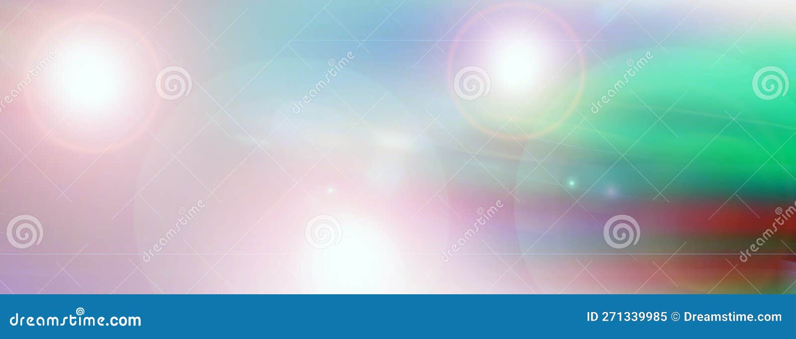 Long Banner. Abstract Soft Colorful Background with Len Flare Effect ...