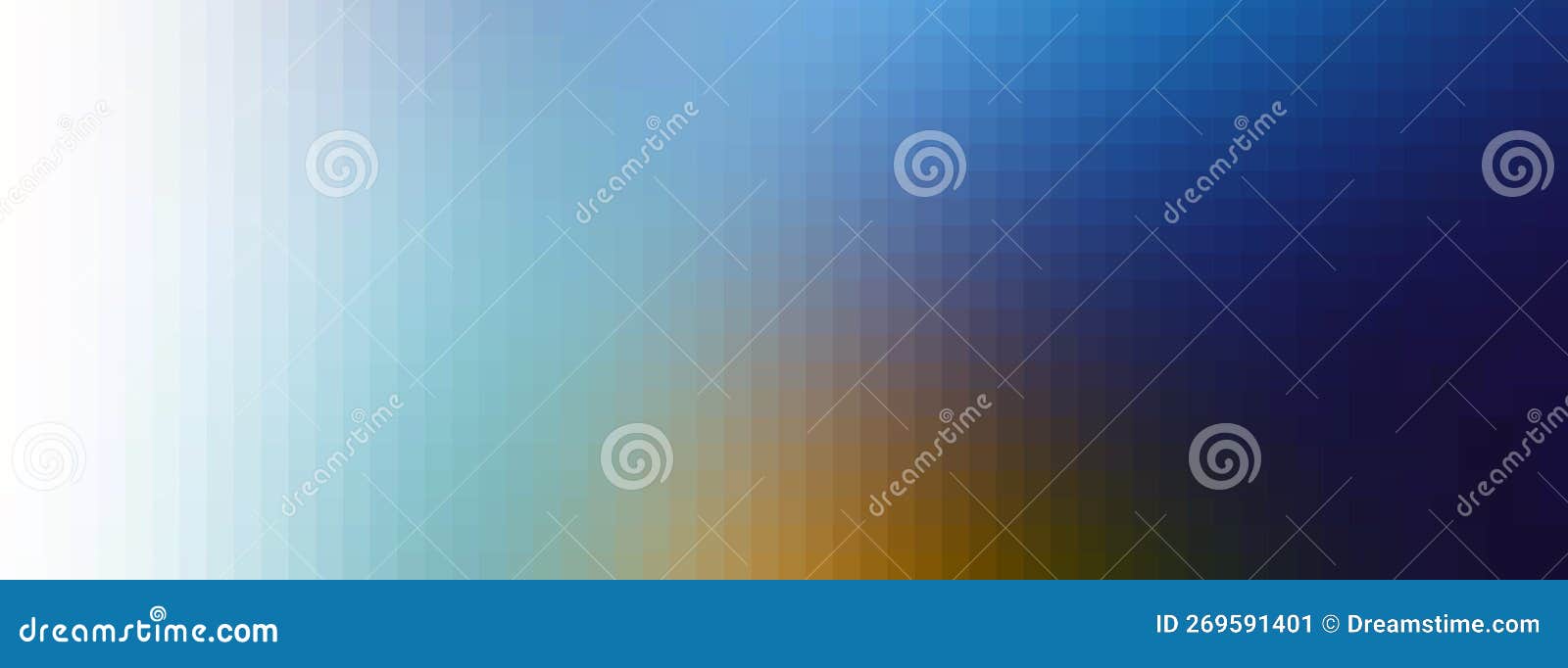 Long Banner. Bright Gradient Background - Navy Blue and White Colors ...