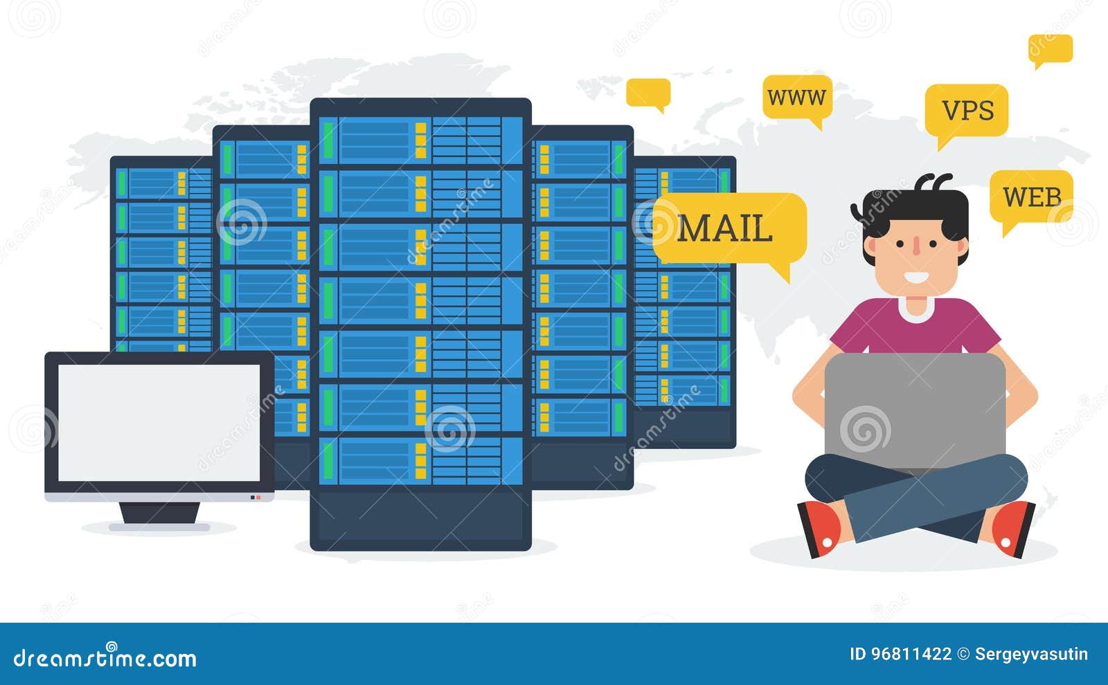 Hosting Cartoons, Illustrations & Vector Stock Images - 87513 Pictures ...