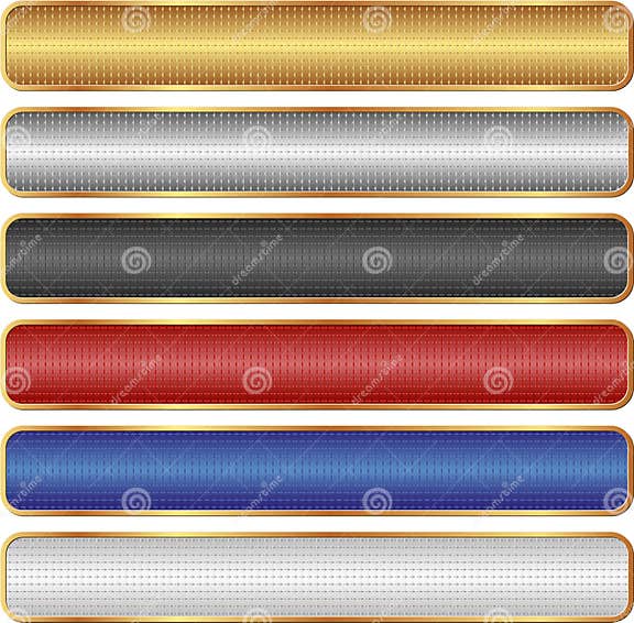 Long Banners stock vector. Illustration of metallic - 204537182