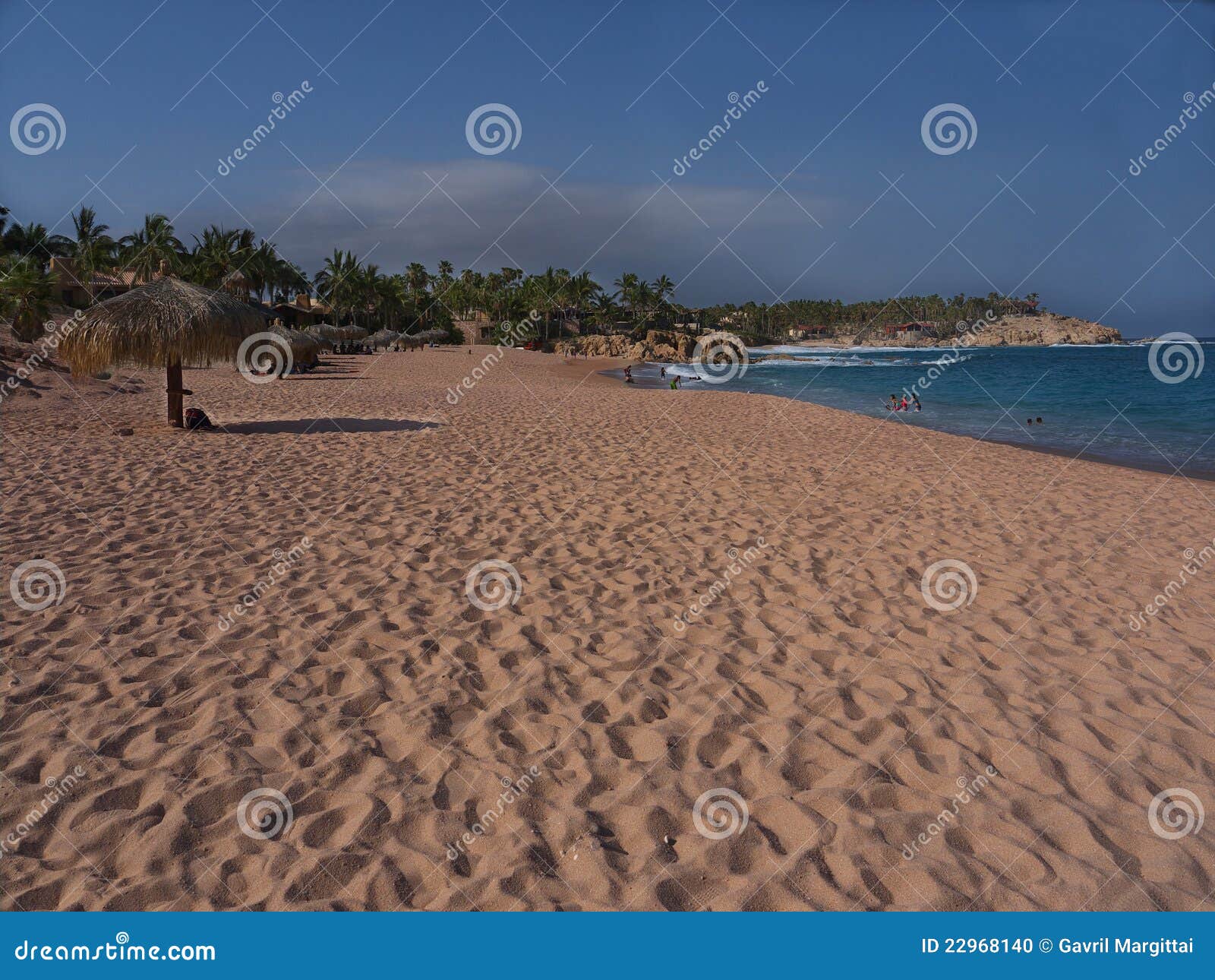 Long Beach in Cabo Mexico stock photo. Image of storm - 22968140