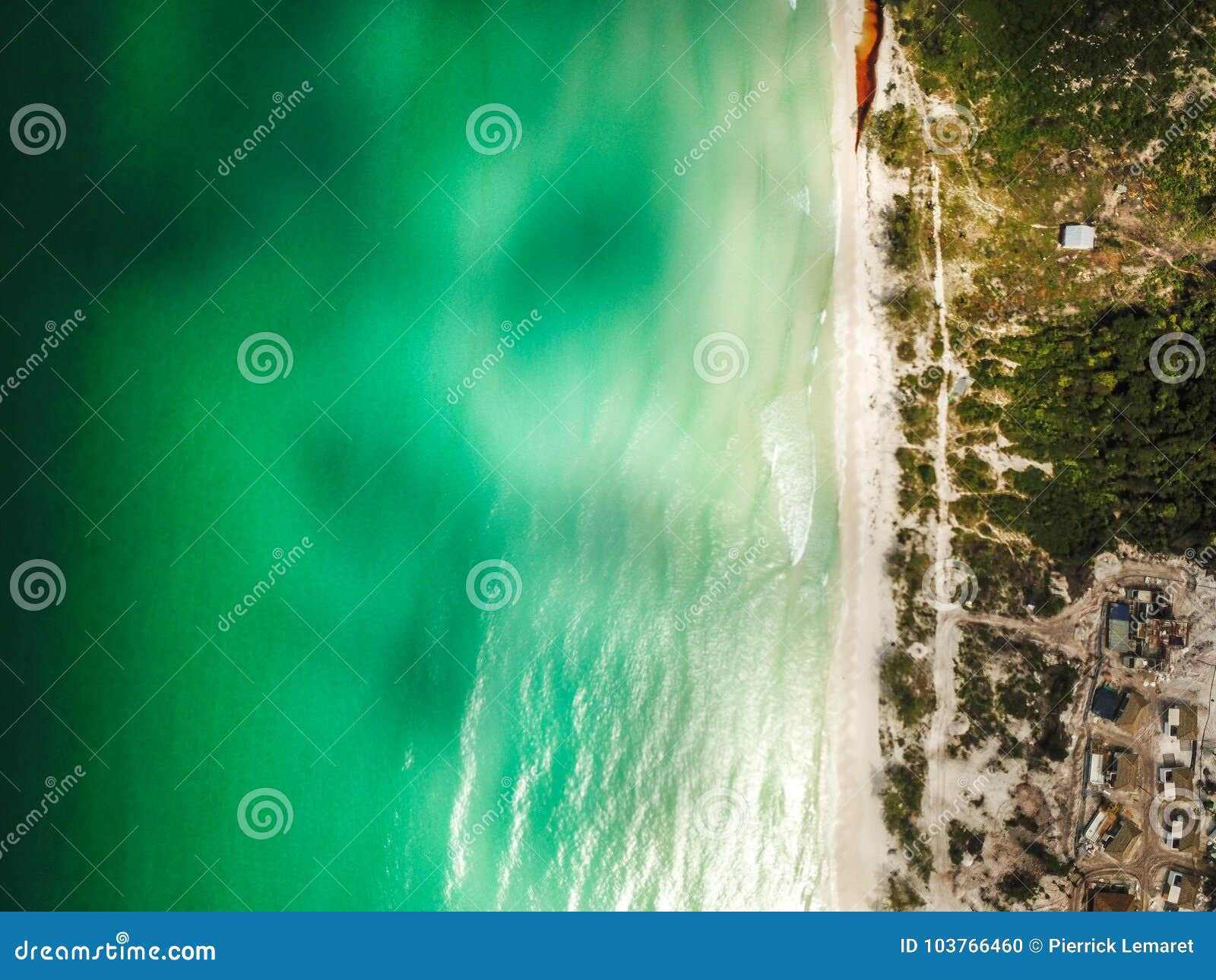 Long Beach on Koh Rong, Cambodia Stock Photo - Image of bungalow, beach ...